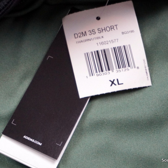 adidas | Shorts | Adidas D2m Training Shorts Trace Green Black Xl ...